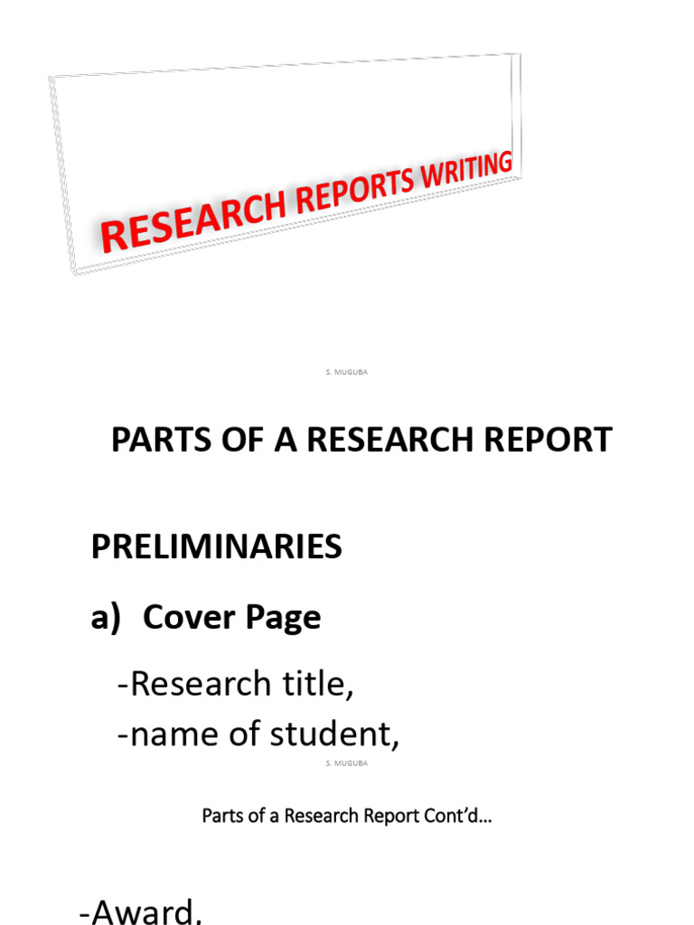 Research Report Writting | PDF | Methodology | Procedural Knowledge