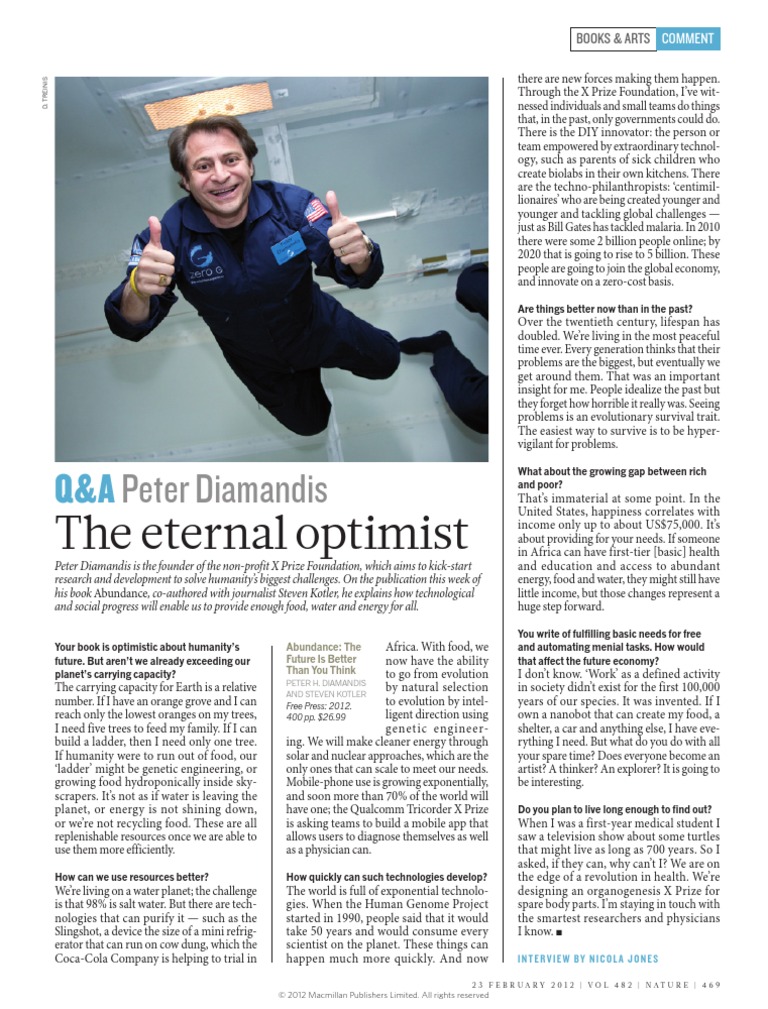 The Eternal Optimist | PDF | Evolution | Technological Singularity