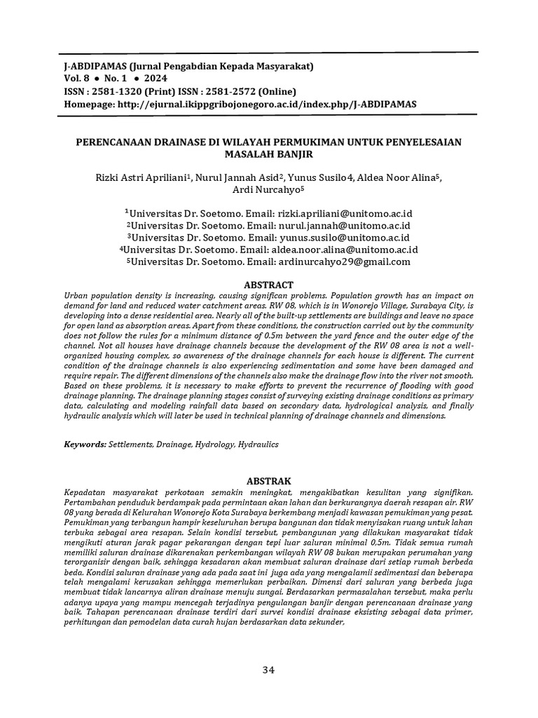 Perencanaan Drainase | PDF