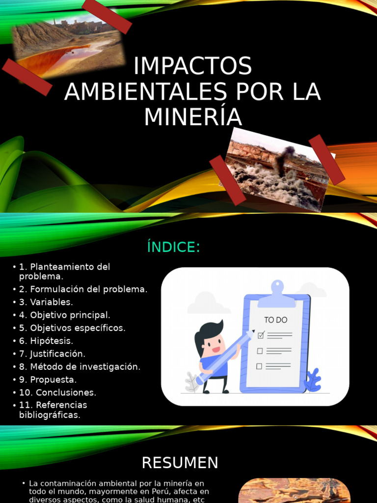 Impactos Ambientales Por La Minería | PDF | Minería | Contaminación