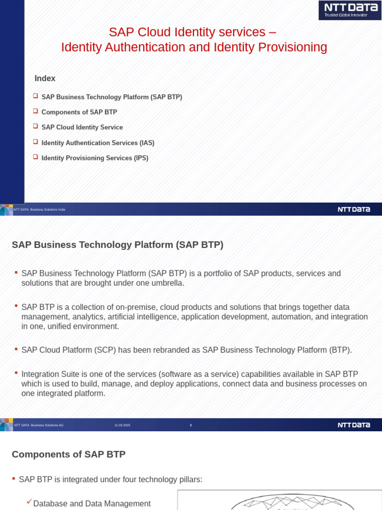 SAP Identity Authentication and Identity Provisioning - Part 1 | PDF ...