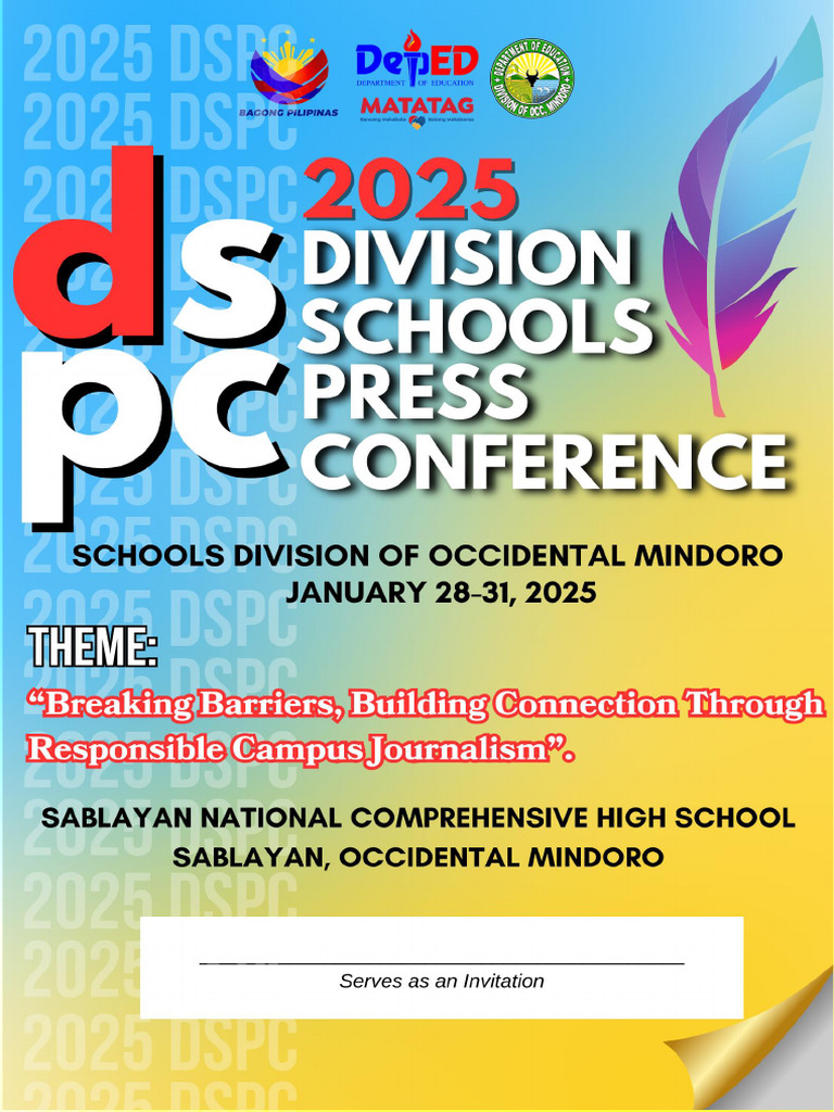 DSPC 2025 Program of Invitation | PDF