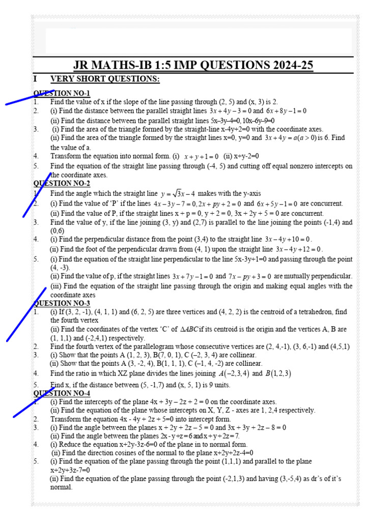Essential Maths IB Questions 2024-25 | PDF | Line (Geometry) | Acceleration