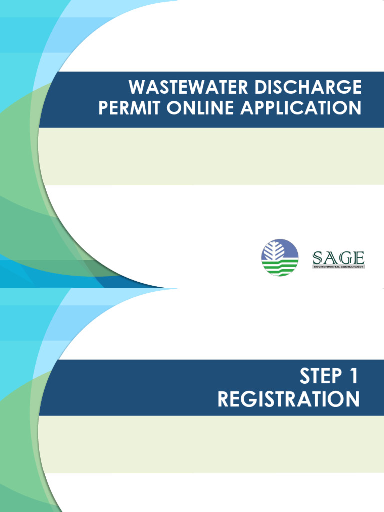 Online Application On Discharge Permit | PDF