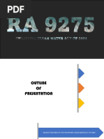 Ra 9275 - Philippine Clean Water Act | PDF | Water Pollution | Water ...