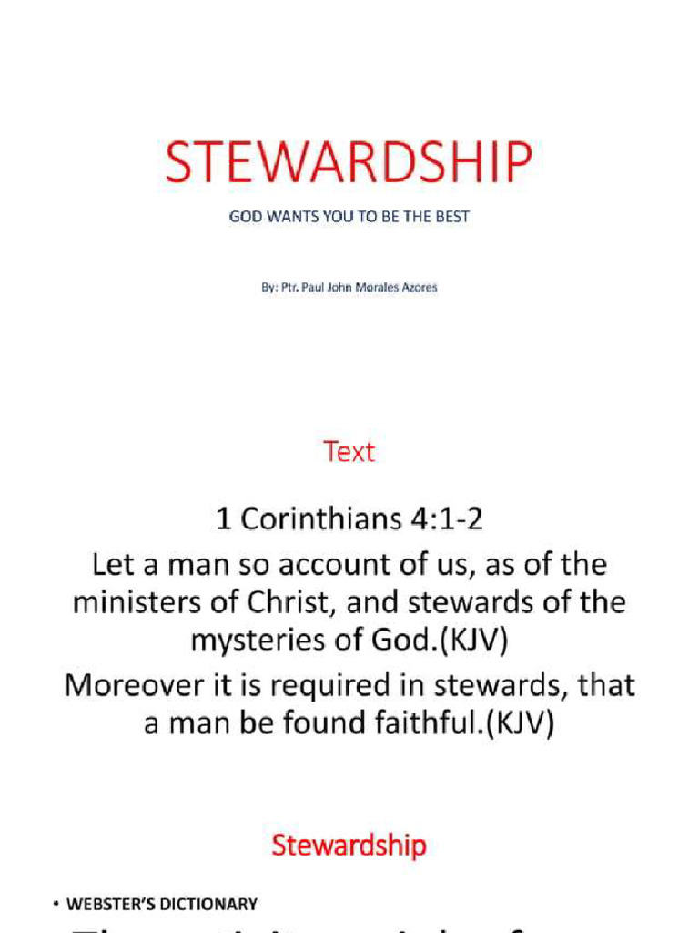 stewarship | PDF