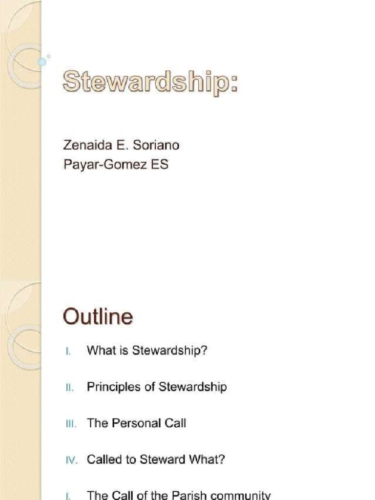 Stewardship | PDF