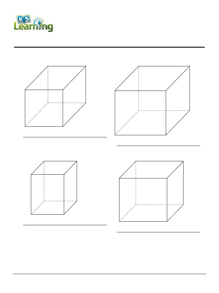 Grade 6 Rectangular Prism Worksheet | PDF