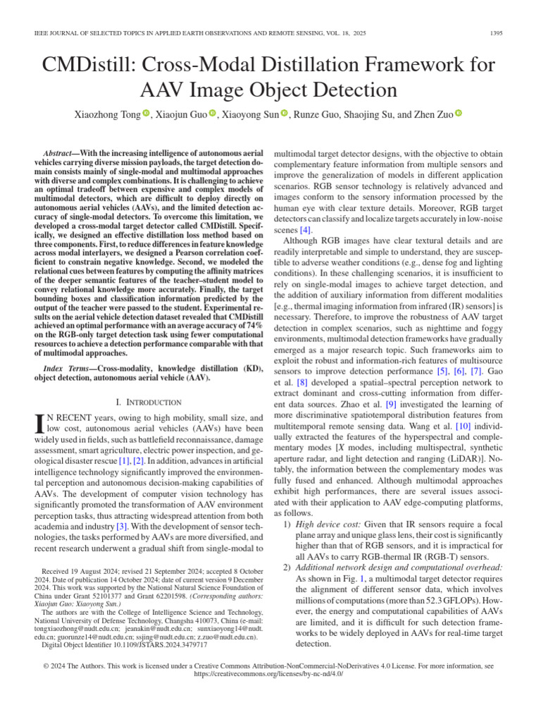 CMDistill Cross-Modal Distillation Framework For AAV Image Object Detection | PDF | Information ...