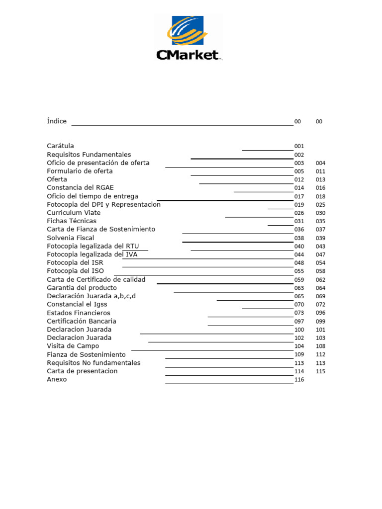 FORMATO DE INDICE | PDF