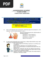 Class 11 Maths Case Study Questions | PDF | Cartesian Coordinate System ...