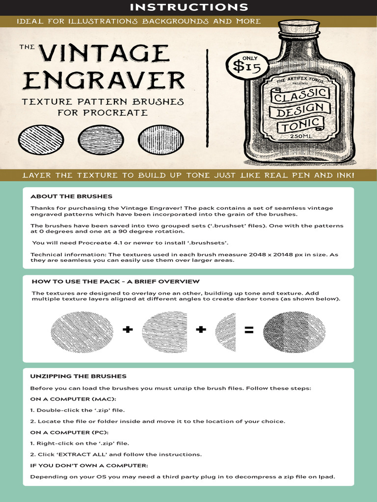 The Vintage Engraver - Instructions | PDF | Zip (File Format ...
