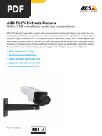 Datasheet Axis p3735 Ple Panoramic Camera en US 443423 | PDF | Camera ...