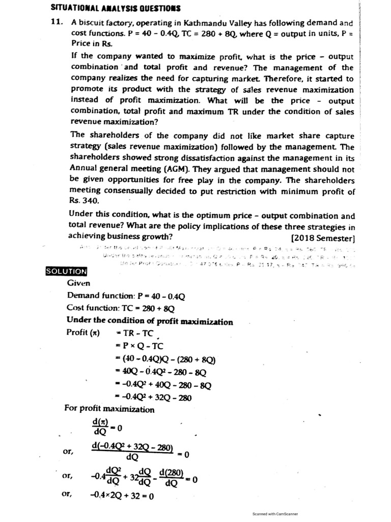 MBS1 U1 (Numerical-Situational Analysis) | PDF