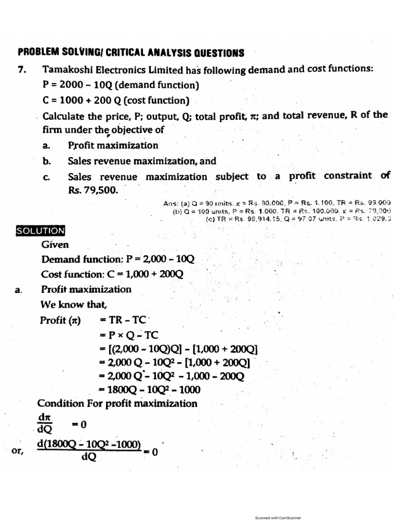 MBS1 U1 (Numerical-Problem Solving) | PDF