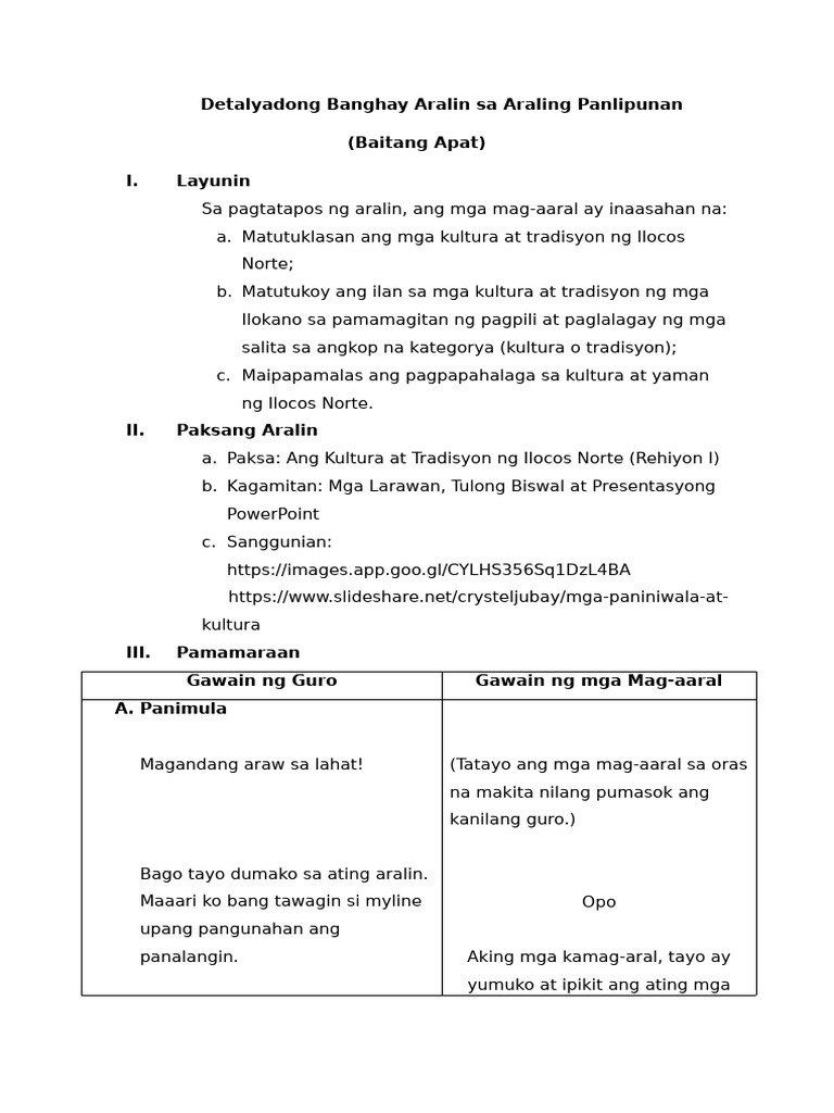 Ap - Lesson Plan | PDF