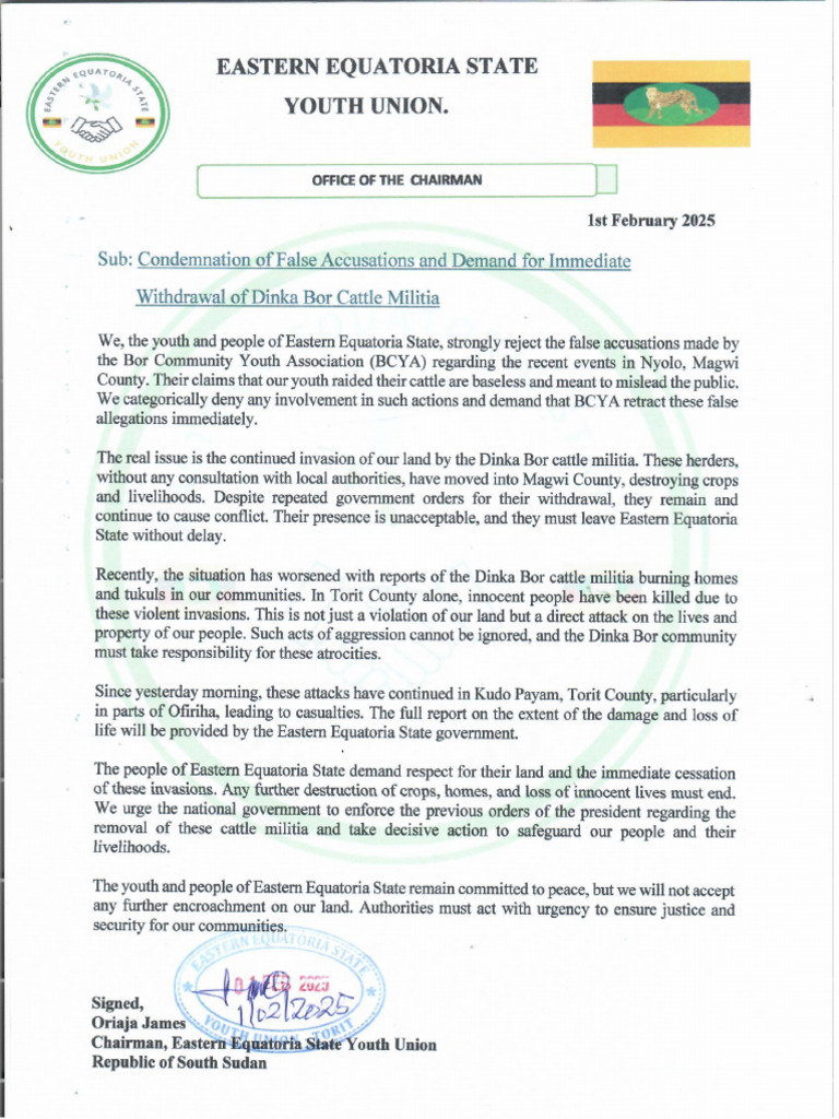 Condemnation Letter EEYU | PDF