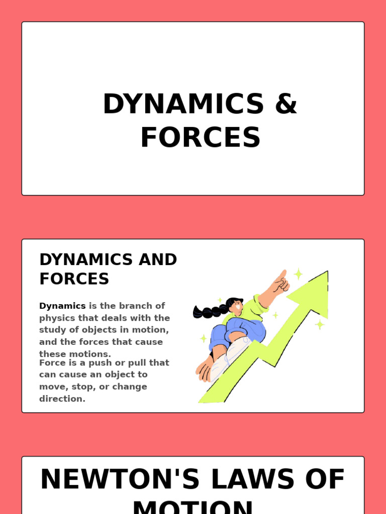 Dynamics-Forces 20250306 014219 0000 | PDF | Force | Friction