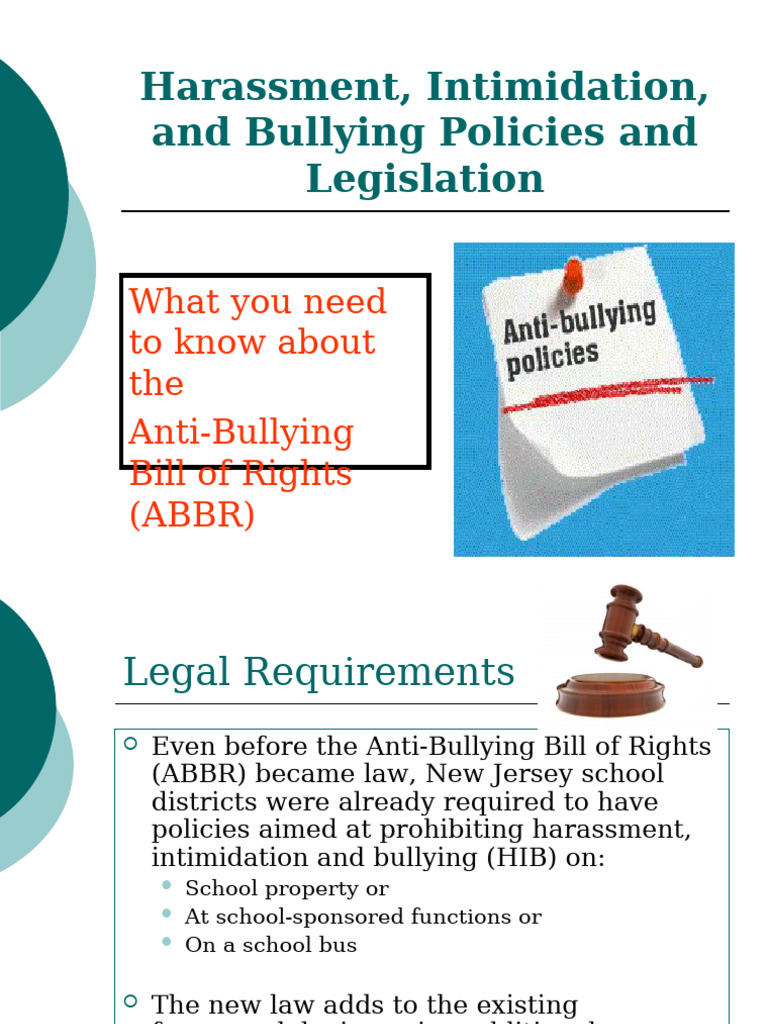 Anti Bullying PowerPoint | PDF | Bullying | Justice