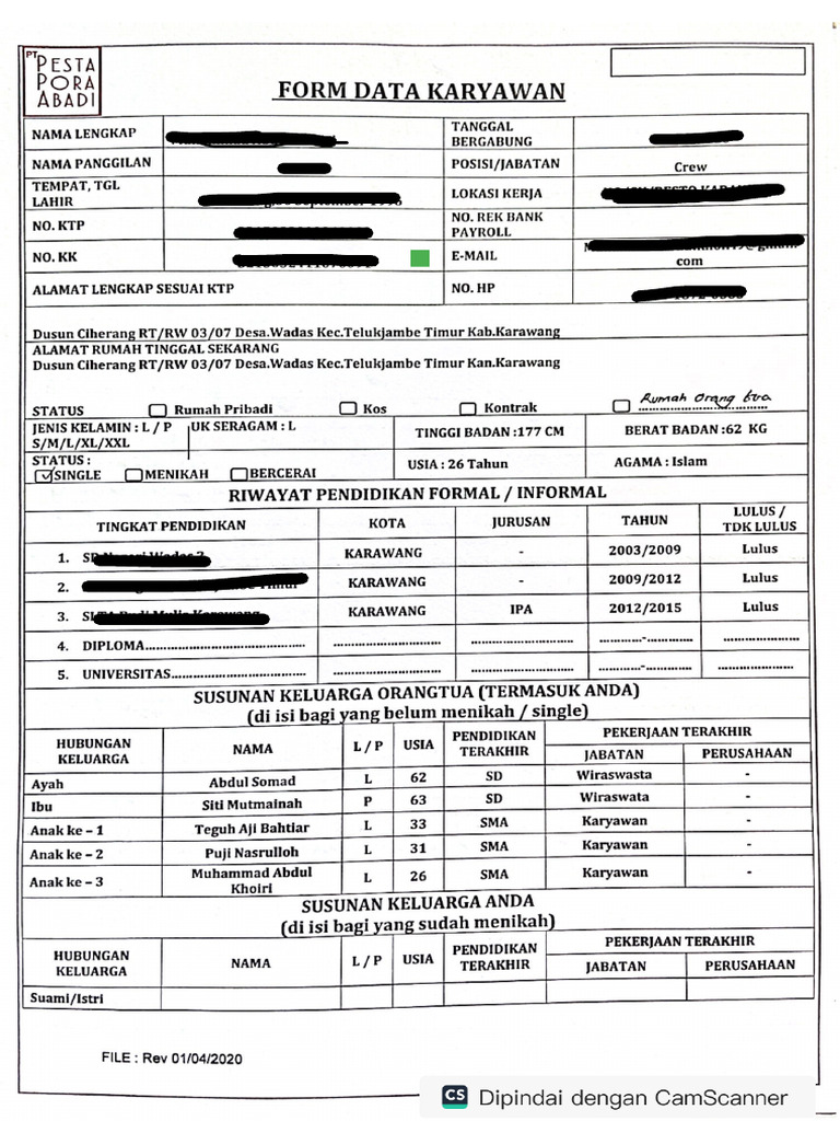 CONTOH DOCUMENT CLEARANCE YANG BENAR | PDF