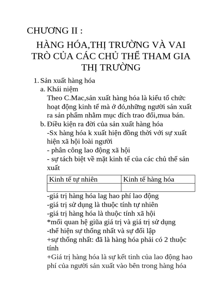 CHƯƠNG II(KTCT) | PDF