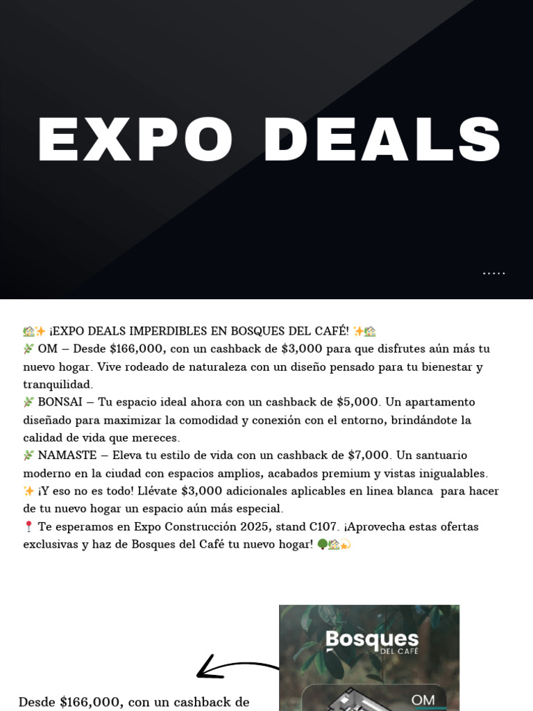Expo Deals | PDF