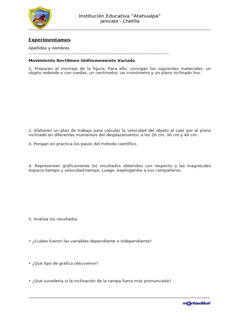 Experiment Amos | PDF