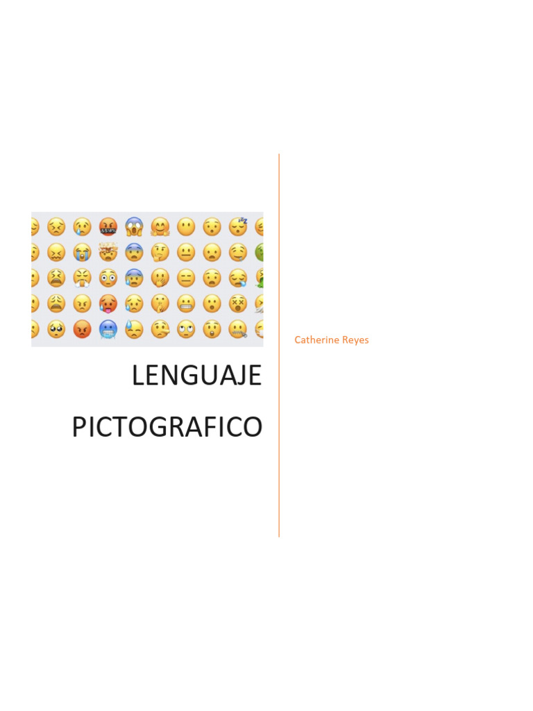 Lenguaje Pictográfico | PDF