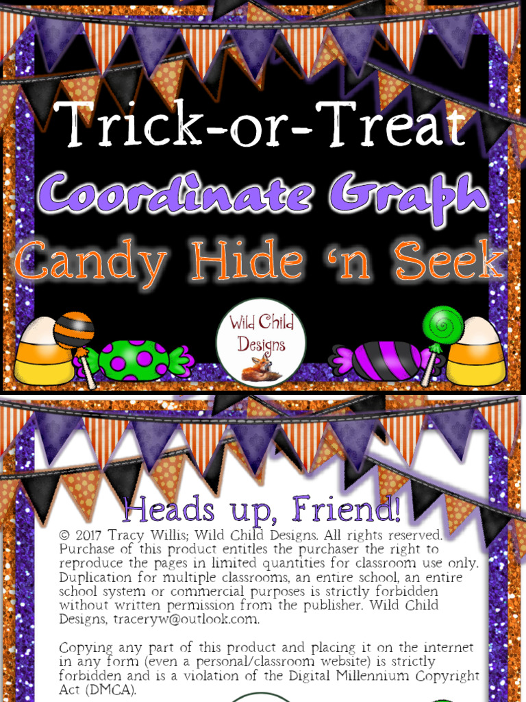 HalloweenCoordinateGraphingMathGame 1 | PDF