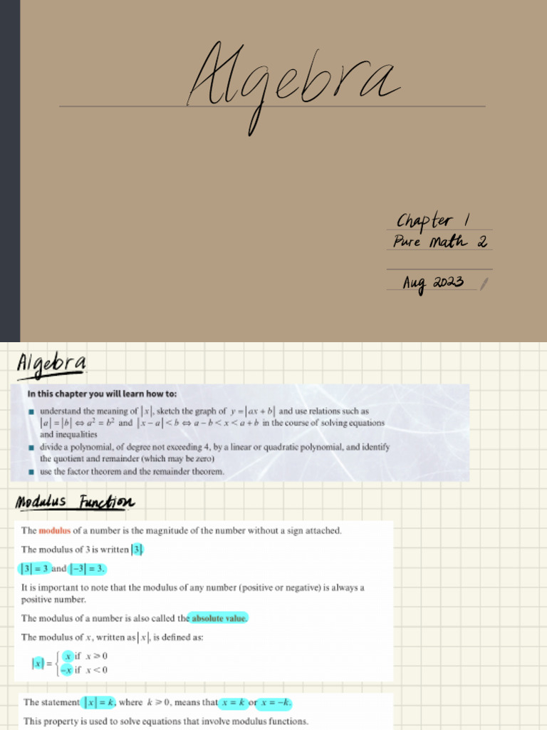 Chapter 1 Algebra 2 | PDF | Mathematics | Mathematical Relations