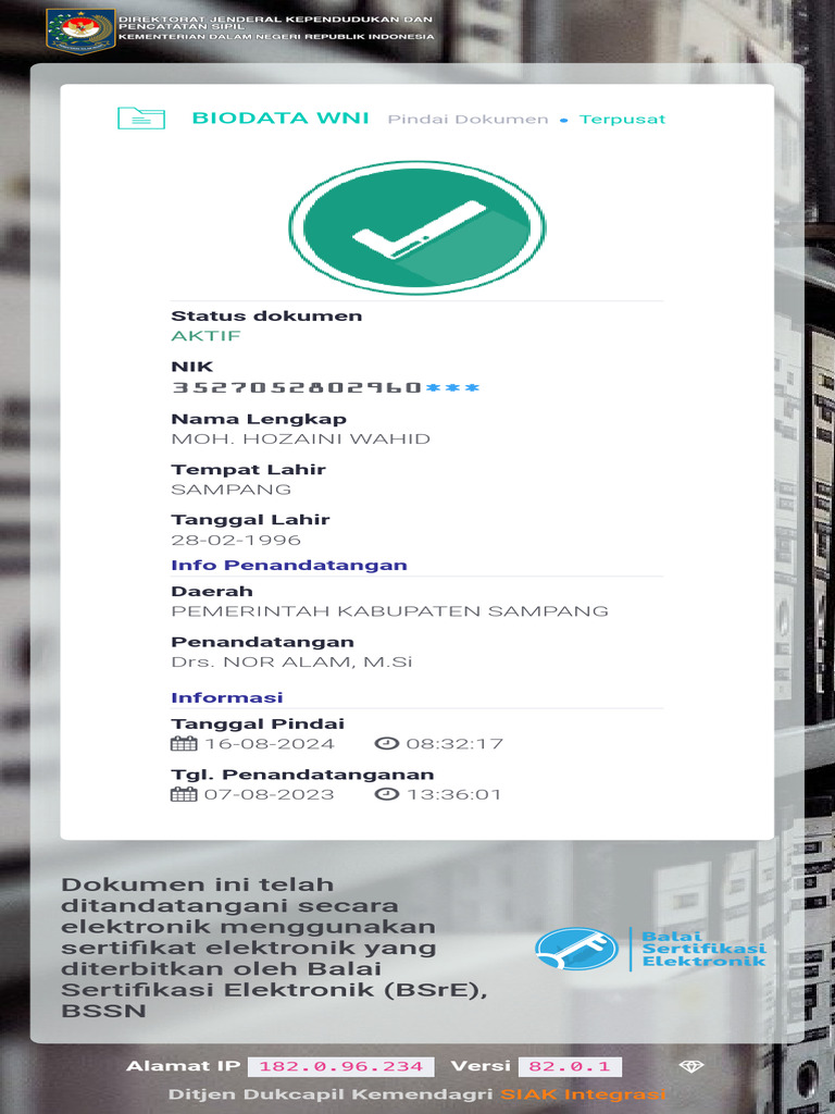 SIAK Integrasi | PDF