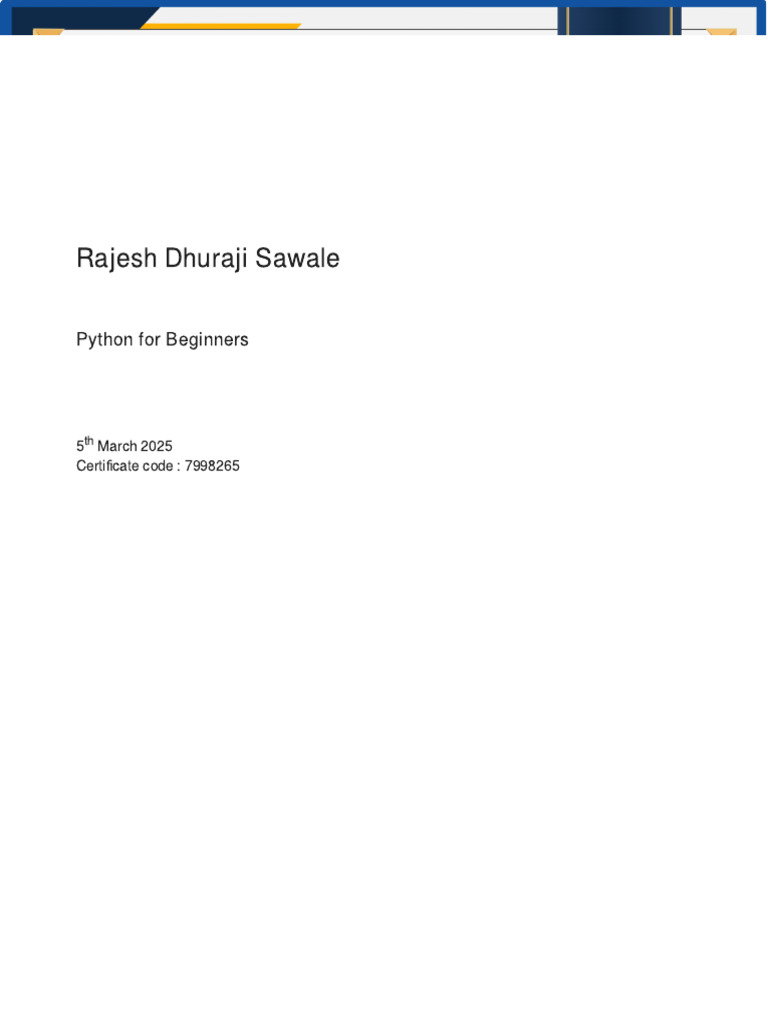 Simplilearn Certificate | PDF