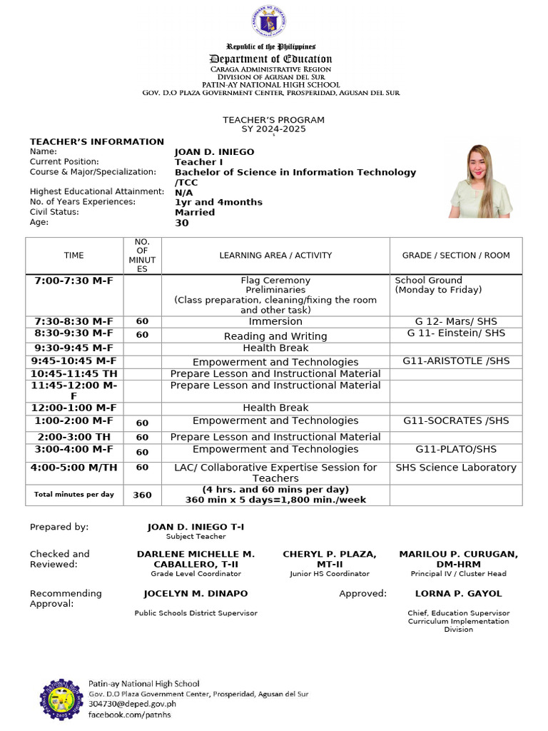 INIEGO-TEACHERS PROGRAM | PDF | Education Theory | Pedagogy