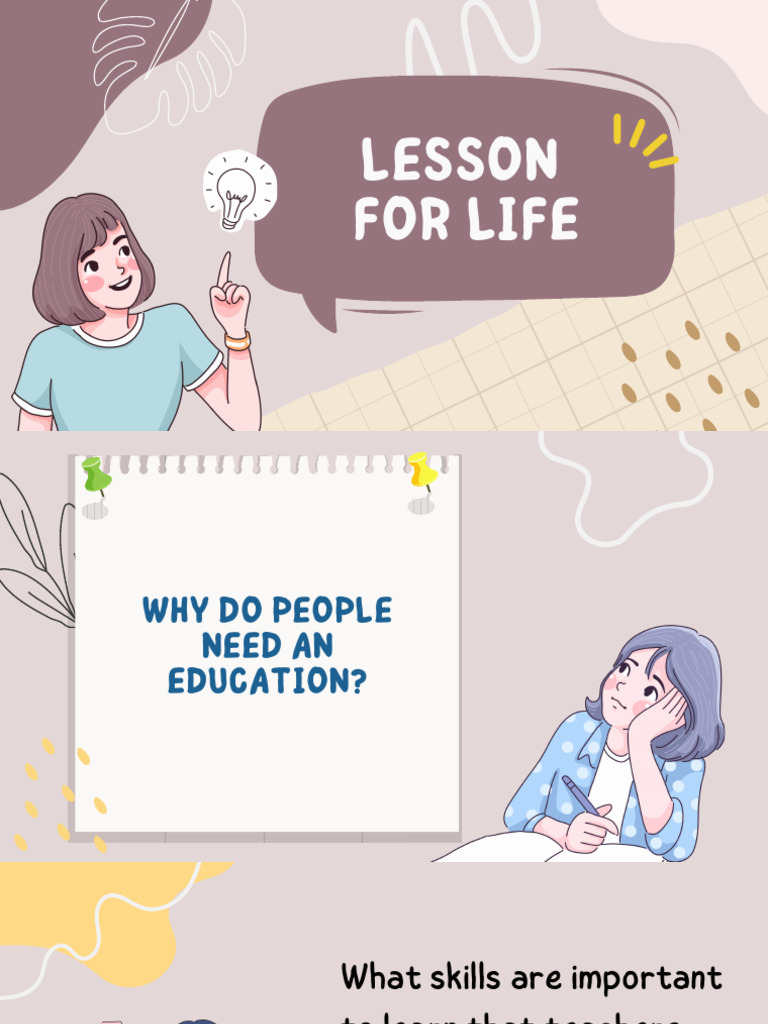 Lesson For Life | PDF