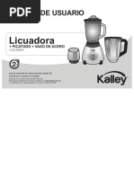 Manual Licuadoras Oster | PDF | Mayonesa | Salsa