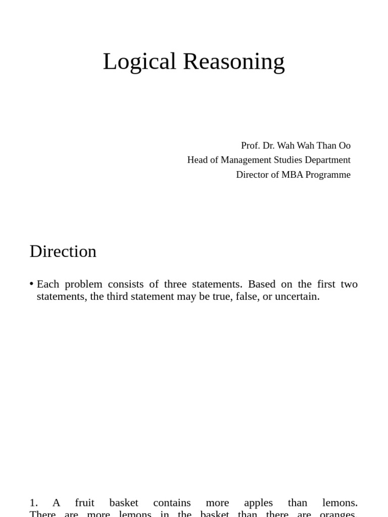 Logical Reasoning Problems and Solutions | PDF | Drink | Cereals