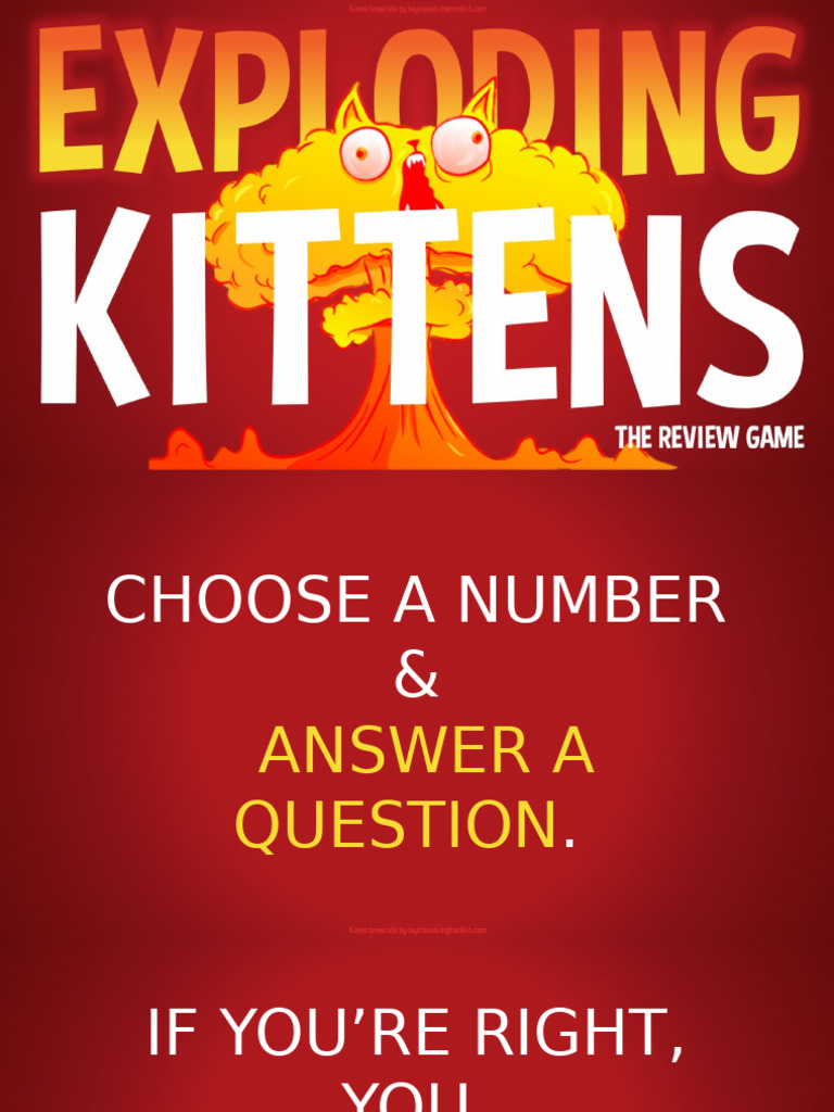 Exploding Kittens - The Review Game | PDF