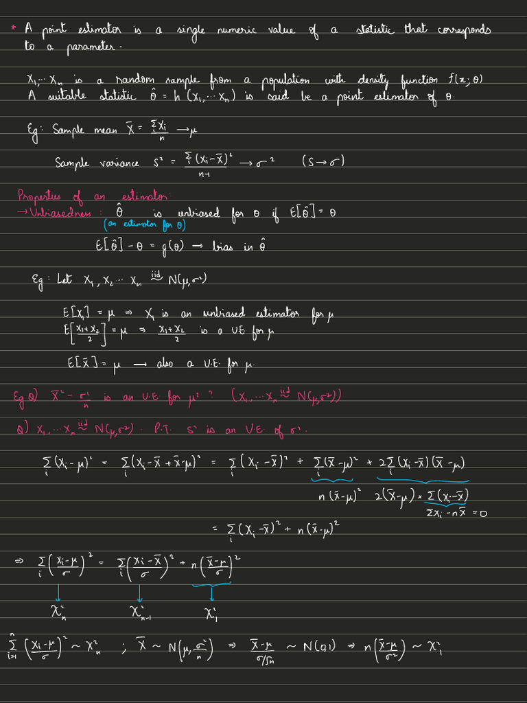 Point Estimation | PDF