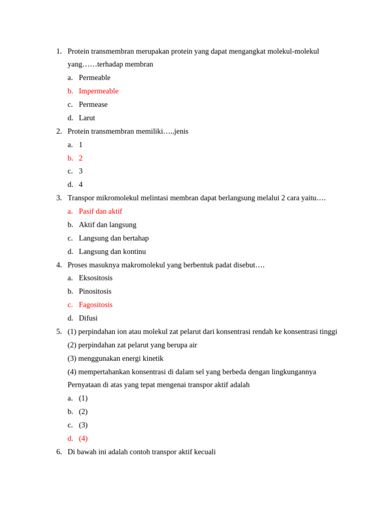 Kumpulan Soal Pilgan | PDF