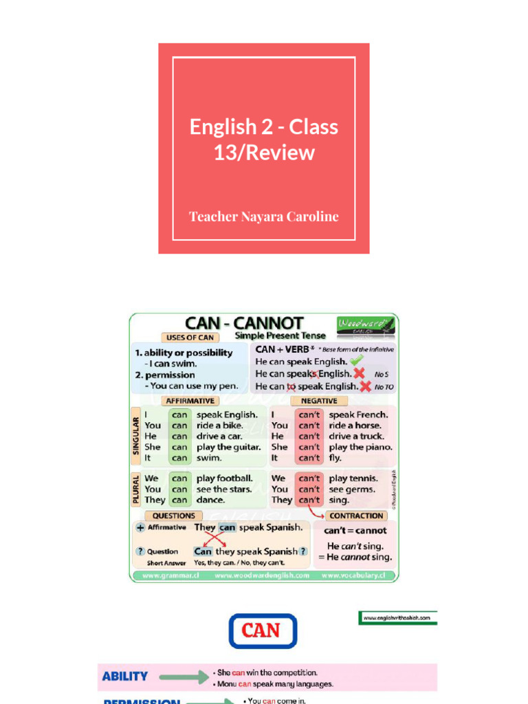 English2-Tues Thurs17 40-Class13 Review | PDF