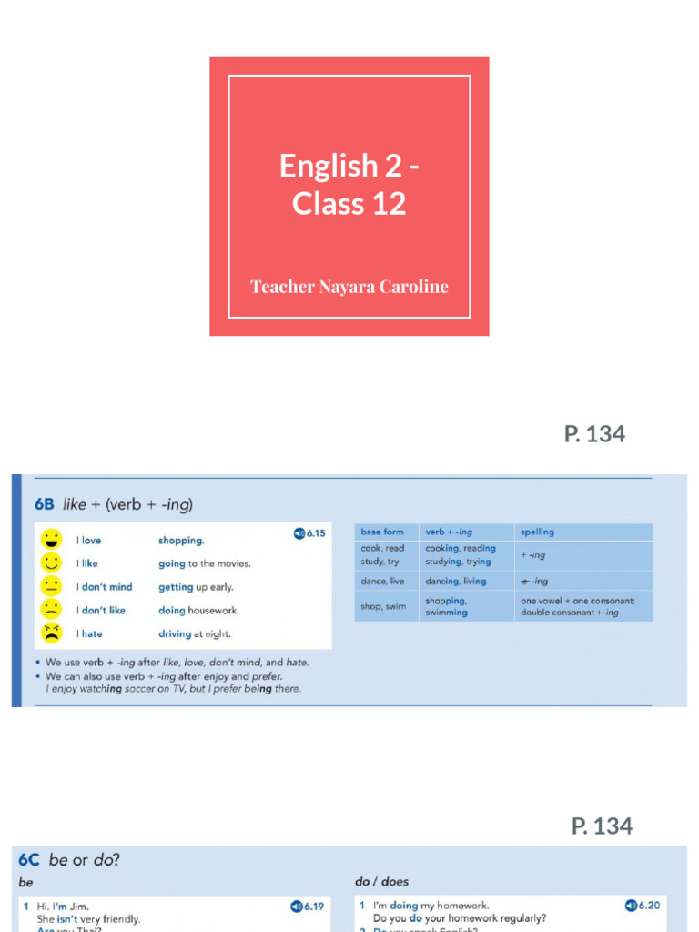 English2 Tues Thurs17 40 Class12 | PDF