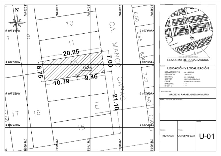 Plano-1. Ubicacion y Localizacion | PDF