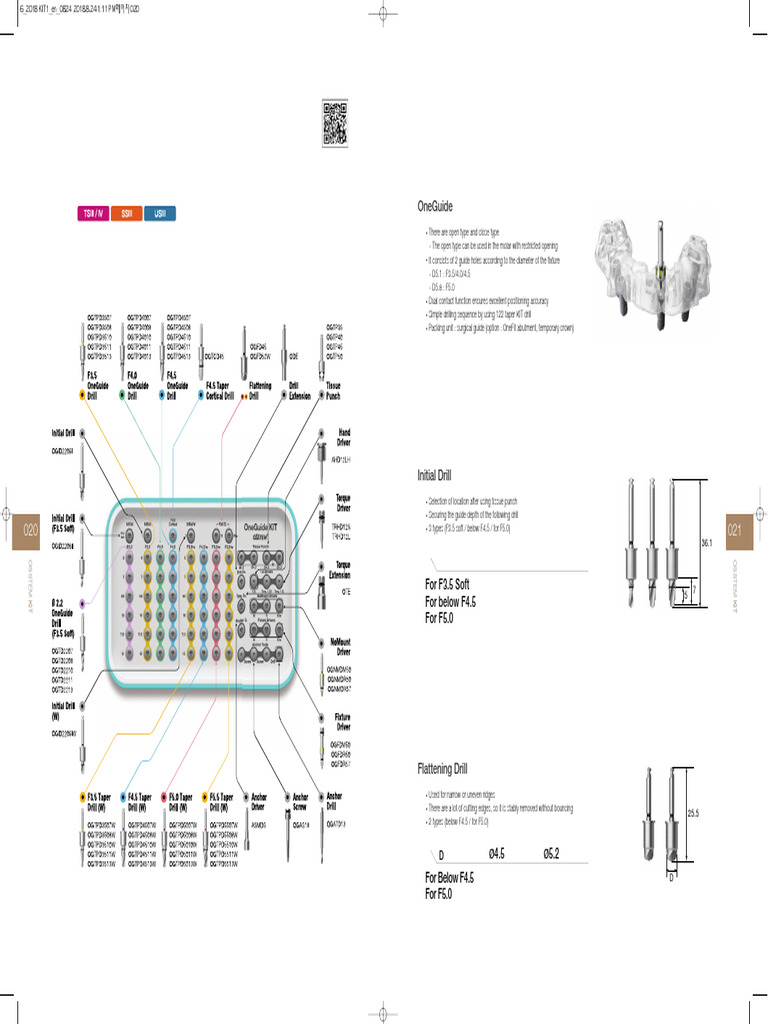 One Guide Kit Katalog 2018 | PDF | Bone