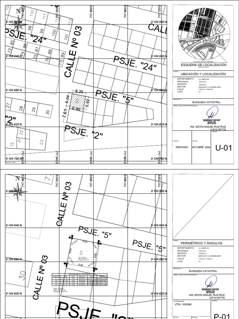 Plano de Ubicacion - Ubicacion y Perimetrico | PDF
