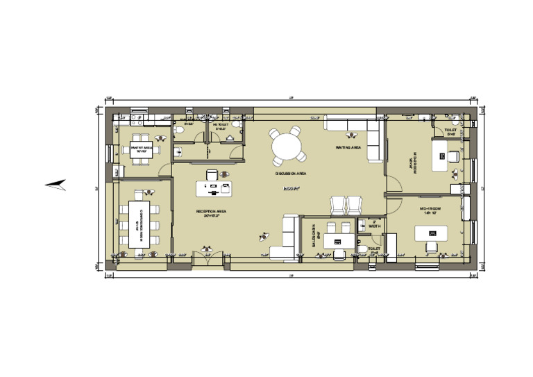Small Office Floor Plan Layout | PDF | Room | Architectural Design