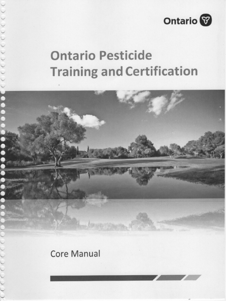 Ontario Pesticide Training and Certification Core Manual 2017 | PDF