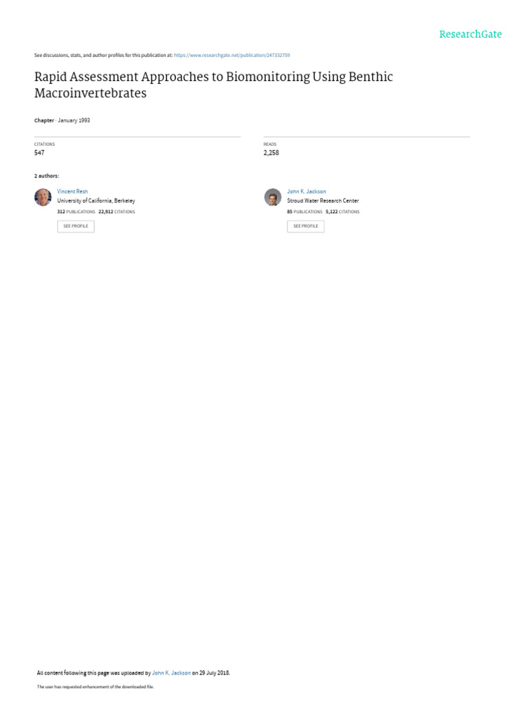 Resh Jackson 1993 | PDF