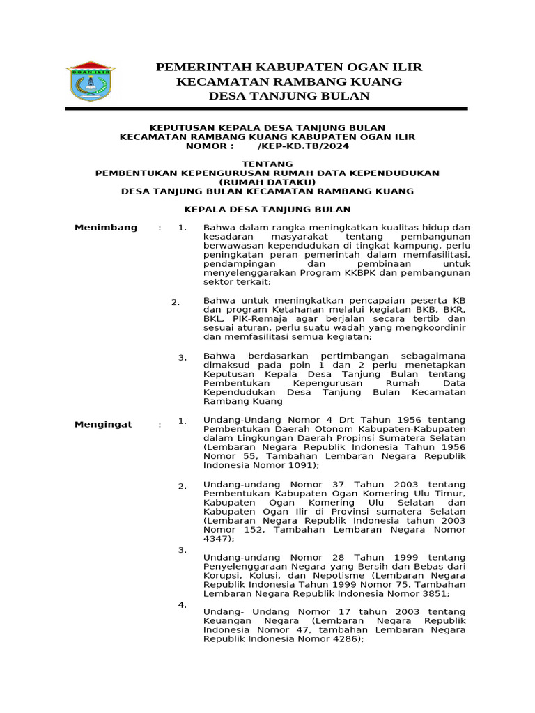 SK Rumah Dataku | PDF