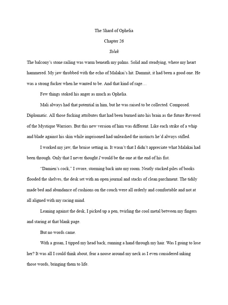 The Shards of Ophelia, Chapter 26 | PDF