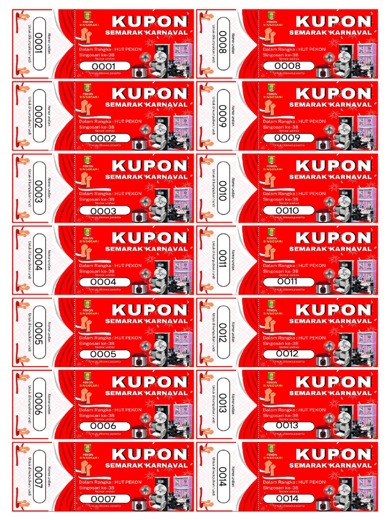 Kupon Singosari 2 | PDF